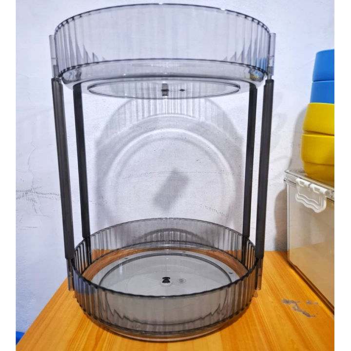 Rak Rotasi Putar Bulat Serbaguna 1/2/3 Susun/Rak Kosmetik Make up ...