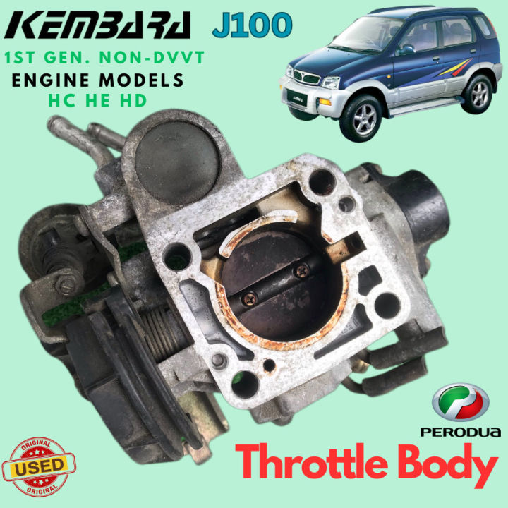Original Used PERODUA Kembara J100 Throttle Body Fit HC HE HD Engine ...