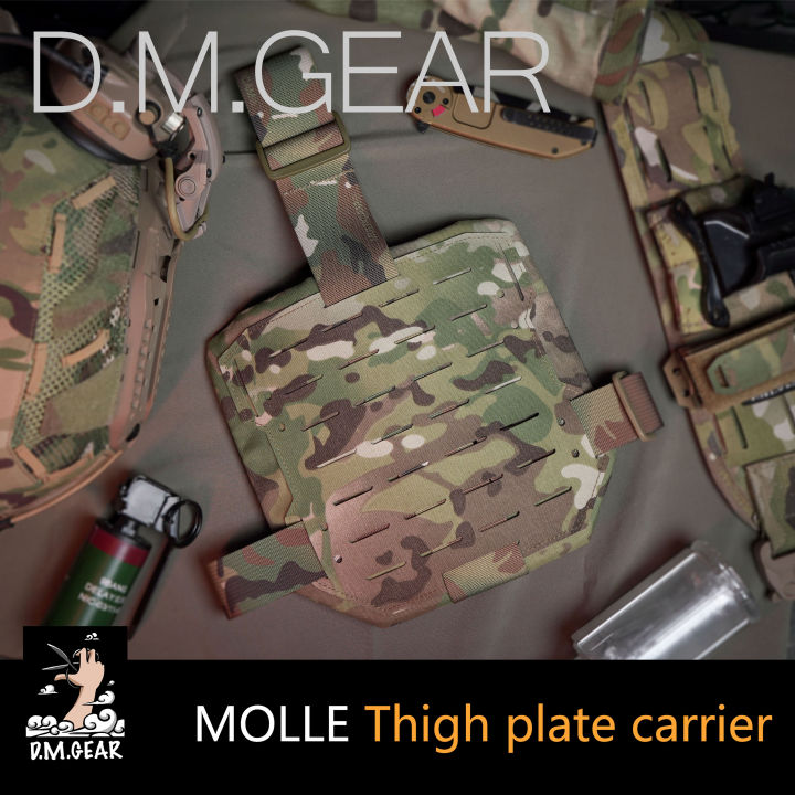 DMGear Tactical Molle Drop Leg Holster Platform Thigh Protector Plate ...