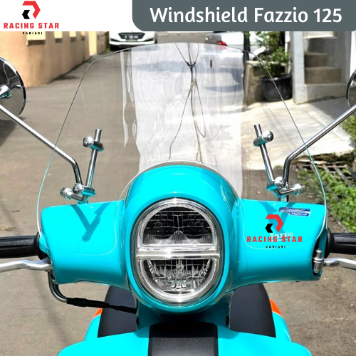 Visor Fazzio 125 Kaca Depan Fazzio Windscreen Fazzio Model Retro Klasik ...