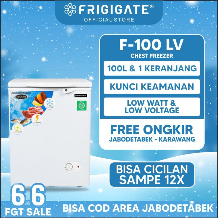 Frigigate F100 LV Chest Freezer Frigigate F100 Low Volt | Lazada Indonesia