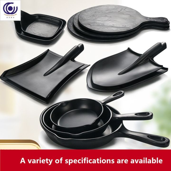 Creative melamine shaped dish pan, shovel modeling porcelain imitation ...