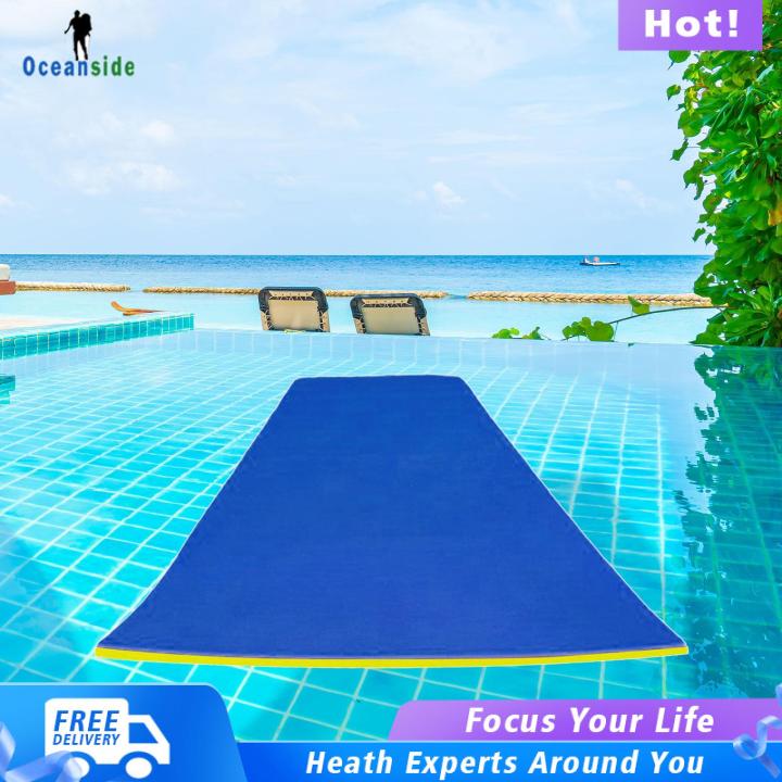 Oceanside Water Floating Mat Pool Float Raft Play Float Blanket for ...