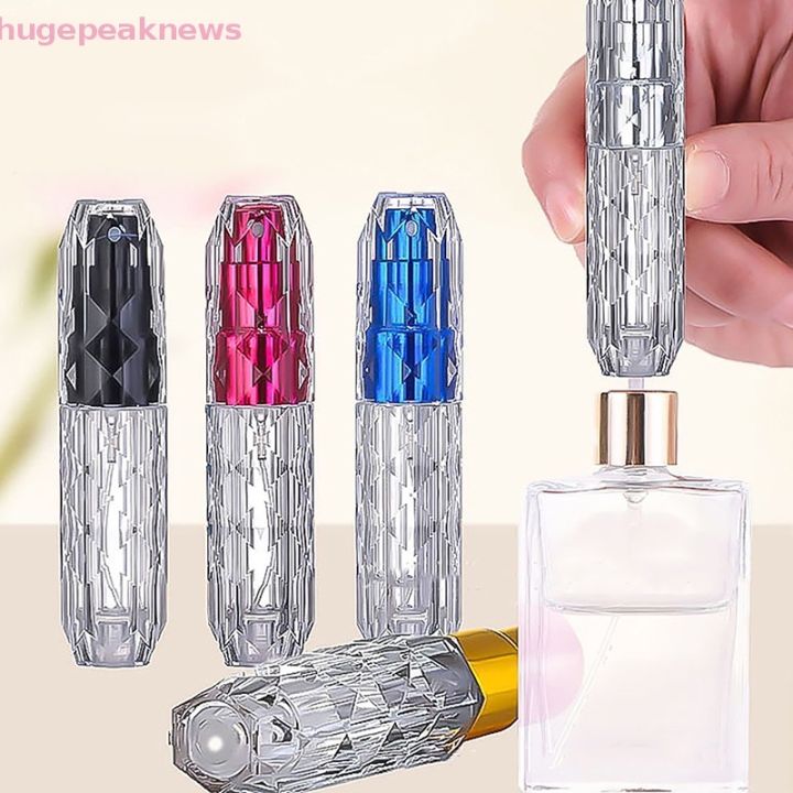1pcs Diamond Facet Mini Perfume Refillable Bottle Travel Atomizer 5ml ...