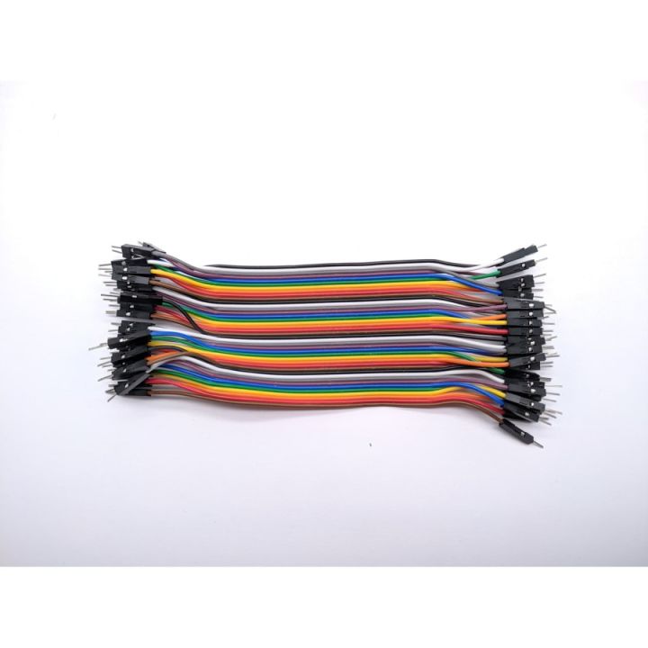 kabel jumper arduino 15cm male to male 40pin 40p pelangi rainbow 40 p ...