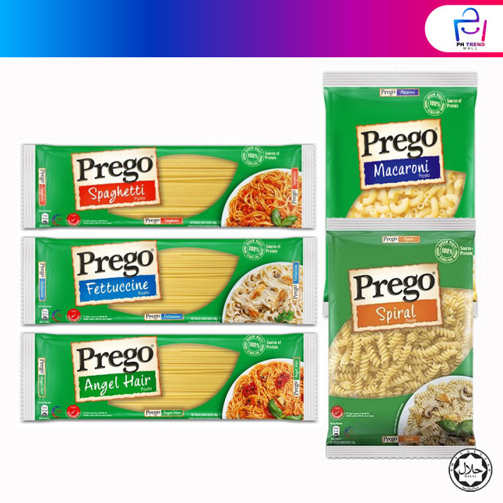 Prego Dry Pasta 500g Assorted (ReadyStock) Spaghetti Macaroni 意大利面 | Lazada
