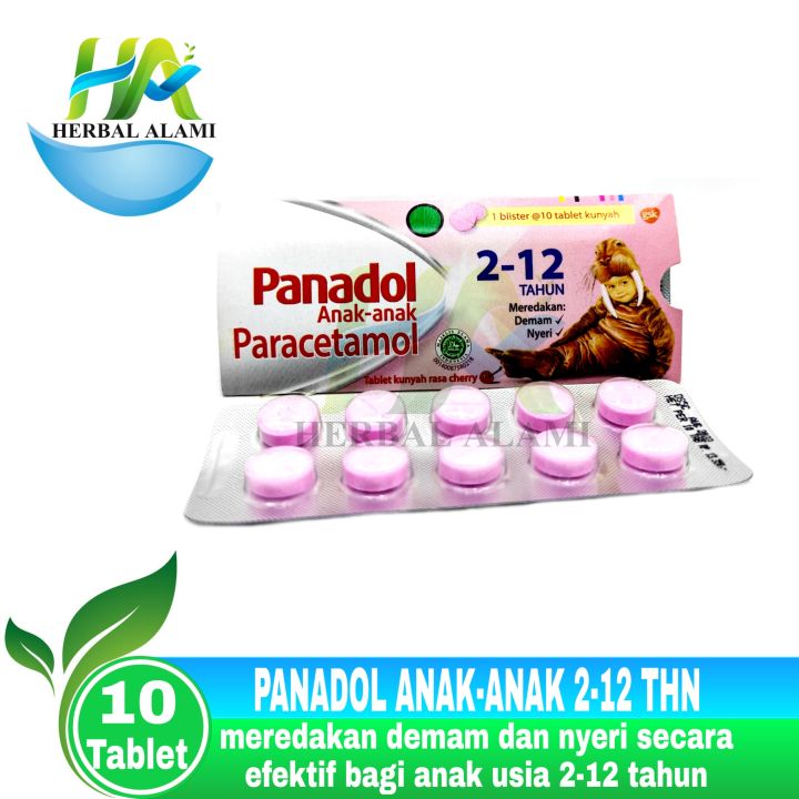 Panadol Anak Anak Paracetamol Tablet | Lazada Indonesia