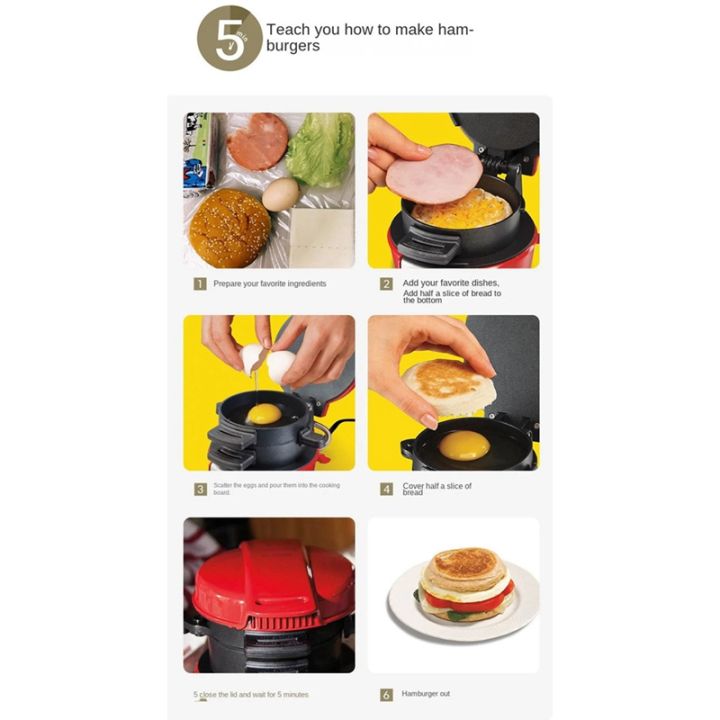Burger Maker Hamburger Press Patty Maker Non-Stick Multifunction Beef ...
