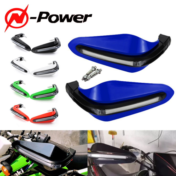[In Stock] N-Power 2pcs Hand Guard Motorcycle LED Handlebar Hand ...