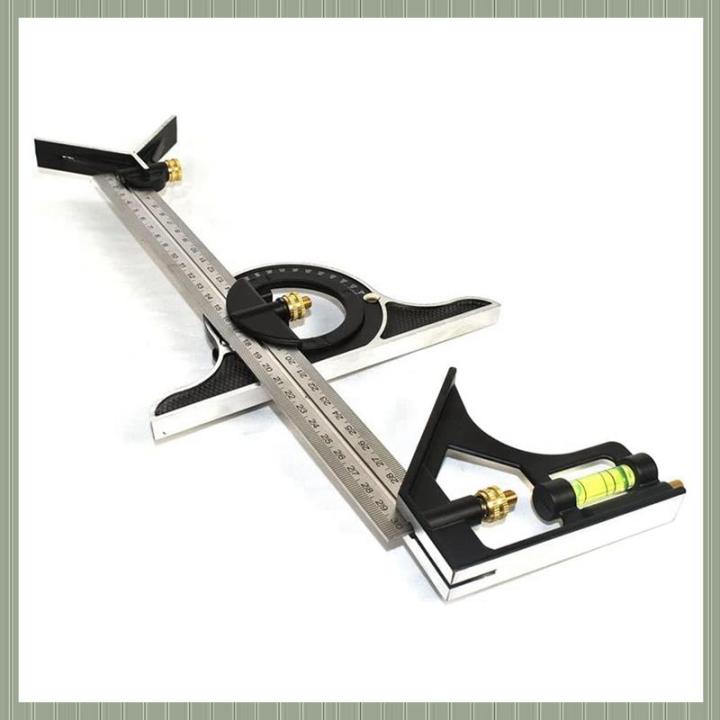(QJWR) Square Ruler Set Kit 300mm (12inch) Adjustable Engineers ...