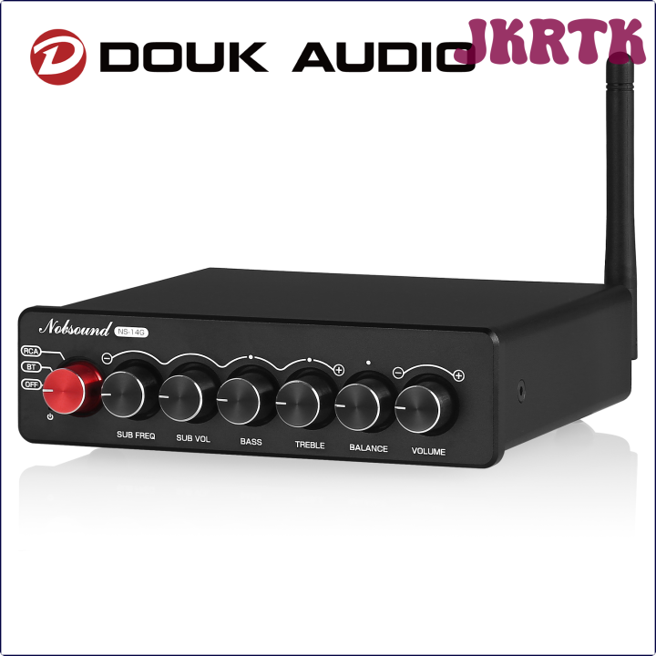 JKRTK Douk Audio NS-14G Bluetooth HiFi 2.1 Channel Power Amplifier ...