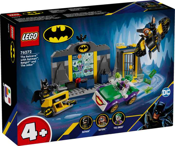 LEGO 76272 DC Super Heroes The Batcave with Batman, Batgirl and The ...