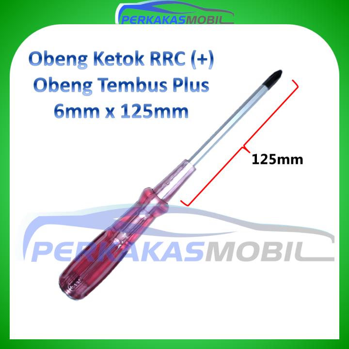 Obeng Tembus atau Obeng Ketok RRC 6mm x 125mm Plus (+) Phillips ...