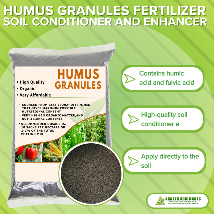 HUMUS GRANULES ORGANIC FERTILIZER 1KG BEST SOIL CONDITIONER AND ...