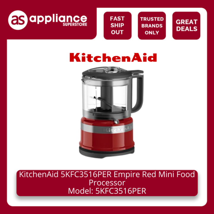 KitchenAid 5KFC3516PER Empire Red Mini Food Processor | Lazada PH