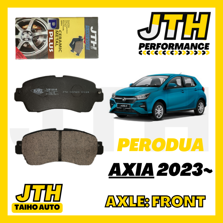 TAIHOAUTO JTH PERFORMANCE Front Brake Pad Perodua Axia 2023~ D74A ...