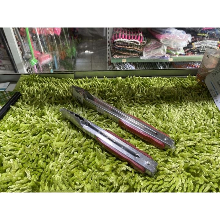 Capitan makanan stainless gagang plastik - Alat pencapit makanan ...