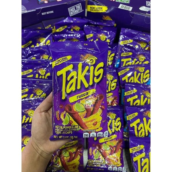 [แท้ 100%] แบ่งขาย ขนมยอดฮิต นำเข้า Takis หลายรส เปรี้ยวแสบ เผ็ดซี๊ด ...