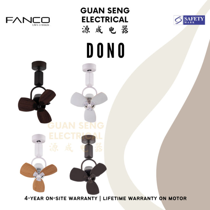 FANCO 16 "DC Motor Ceiling / Wall Mounting Fan | Lazada Singapore
