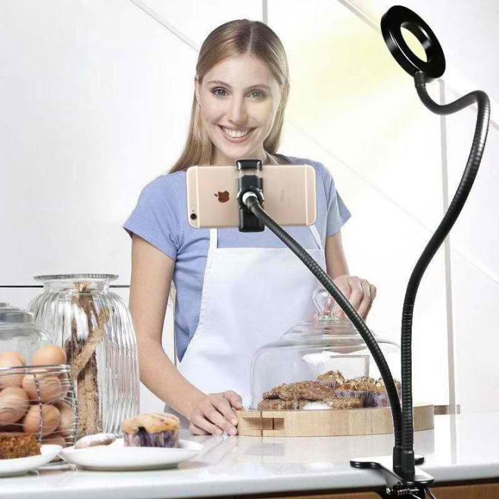 Professional Live Stream Phone Mobile Holder with Ring Light | Lazada PH