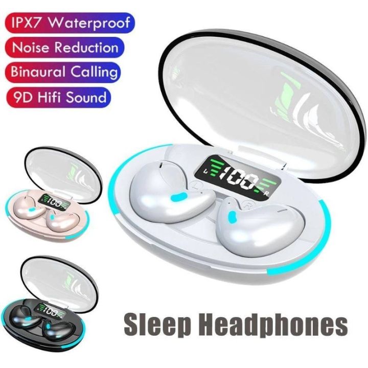 X55 Sleeping Earbuds Wireless Mini Headphones For Work TWS Bluetooth ...