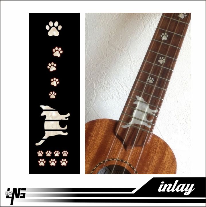 Stiker Inlay Decal Stiker Fretboard Gitar Akustik Elektrik 8 | Lazada ...