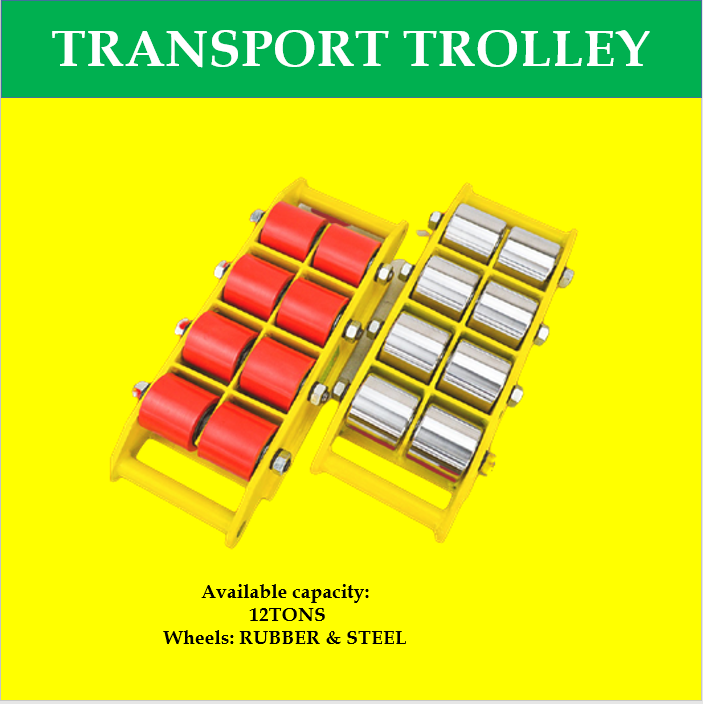 MAGO 12T 18T Transport Trolley Cargo Trolley Moving Skate Platform ...