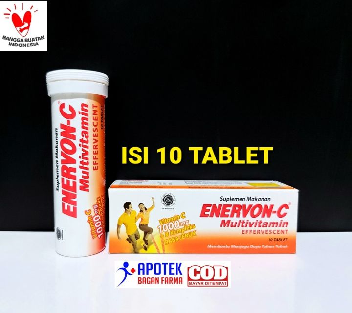 ENERVON C EFFERVESCENT ‐ VITAMIN C 1000 MG + B Complex - MULTIVITAMIN ...
