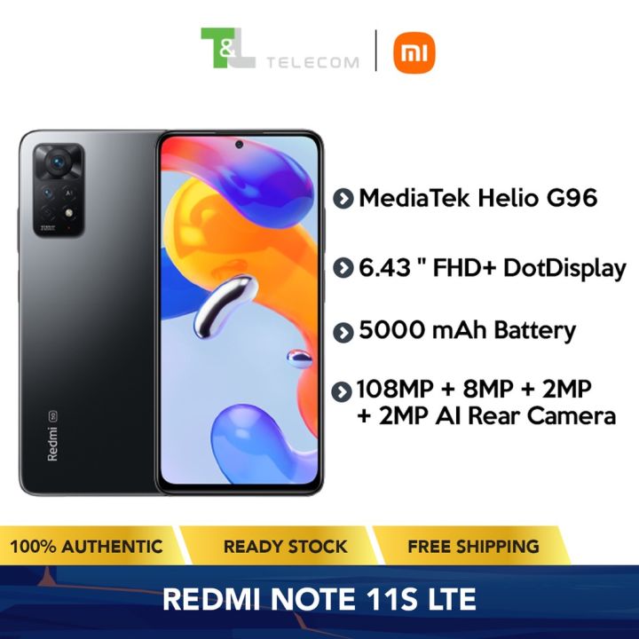 Xiaomi Redmi Note 11s Dual Sim LTE - MediaTek Helio G96 | 6.43"AMOLED ...