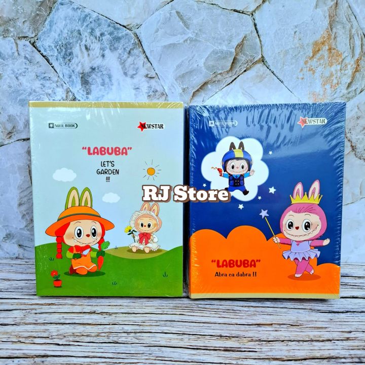 BUKU TULIS NEWSTAR 38 LEMBAR KARAKTER LUCU KUROMI DAN LABUBU ISI 5 BUKU ...