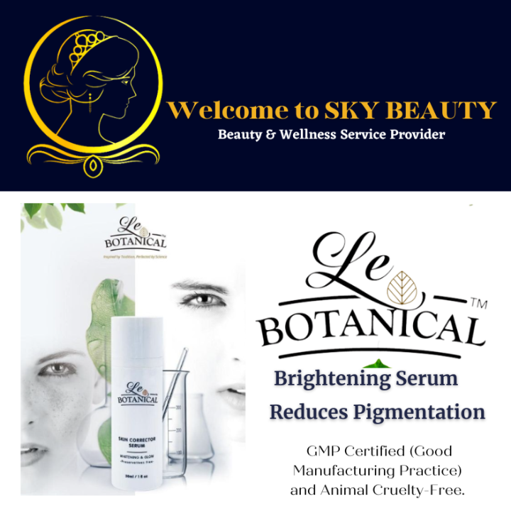 LE BOTANICAL Skin Corrector Serum 30ml (Restoring glow and skin radiant ...