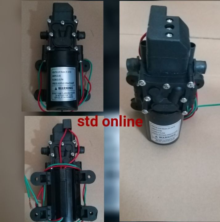 pump 12v 90 psi pompa dc dinamu steam motor mini | Lazada Indonesia