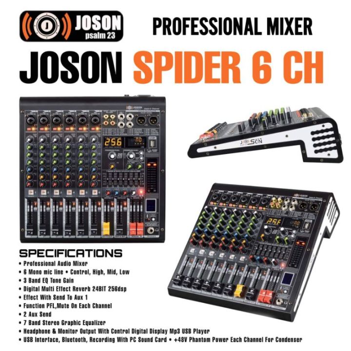 Joson Professional Mixer (6 Channel) | Lazada PH