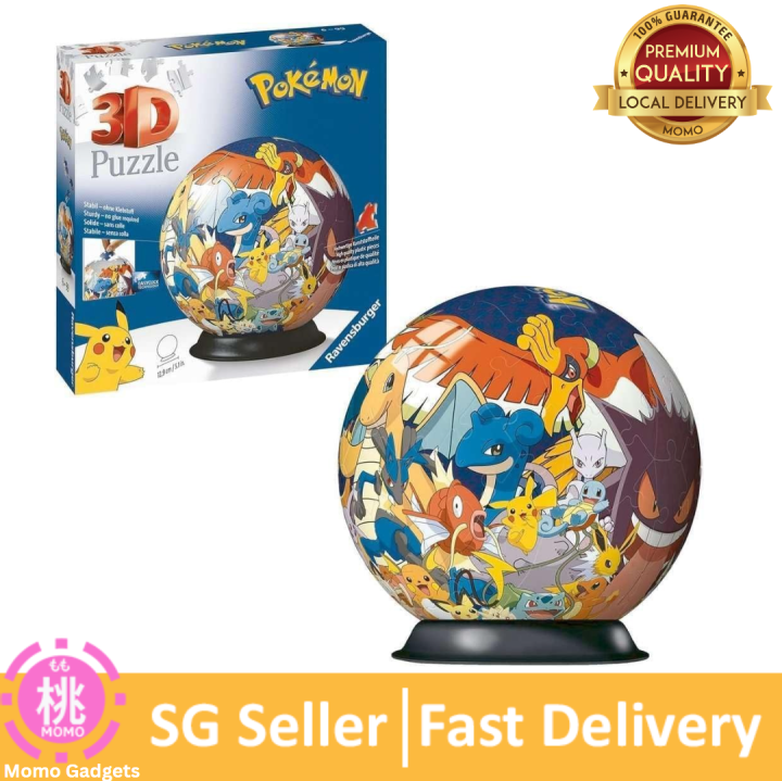 Ravensburger Pokemon 3D Jigsaw Puzzle Ball for Kids Age 6 Years Up - 72 ...