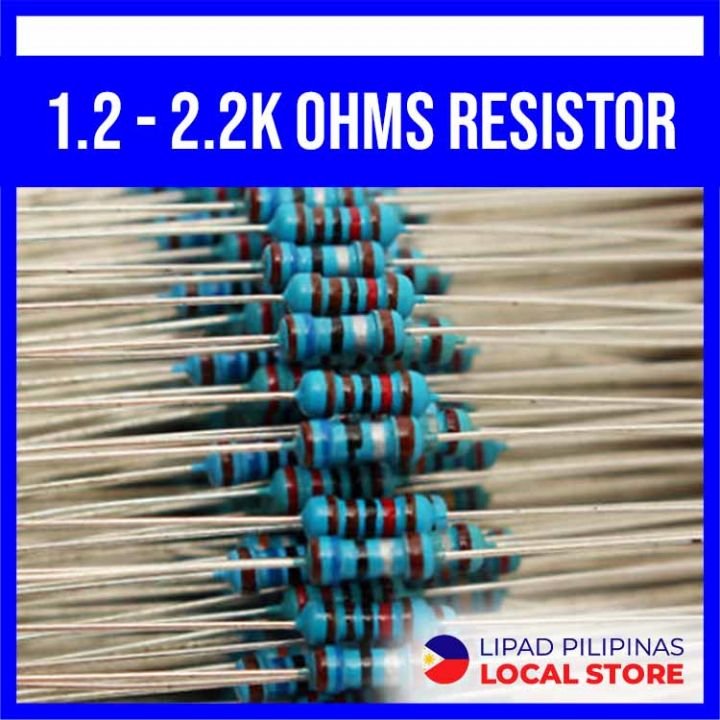 Resistor 1/4W 1/2W 1W 1.2 2.2 3 3.3 5.1 6.8 8.2 10 12 20 22 27 33 43 47 ...