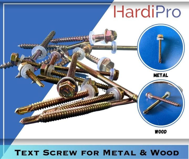 (Per Box) Self Drilling Text Screw. Tex Screw/ TexScrew for Metal and Wood/for Roofing | Lazada PH
