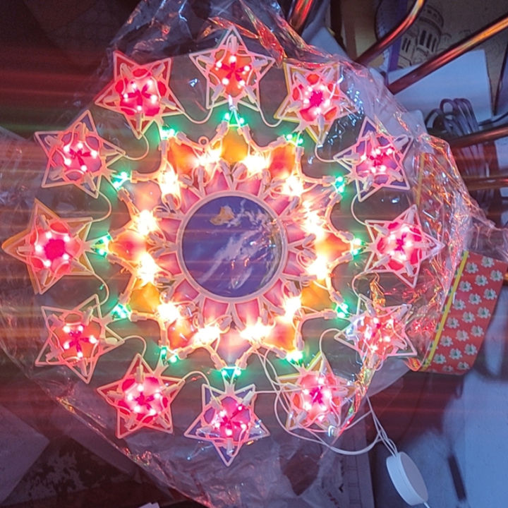 2023 Pasko 12 Star Parol Christmas Flower Design Lantern Lights ...