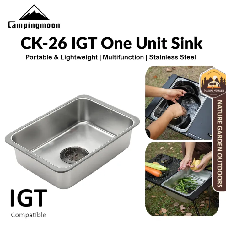 Campingmoon CK-26 IGT One Unit Sink Portable Lightweight Multi-Function ...