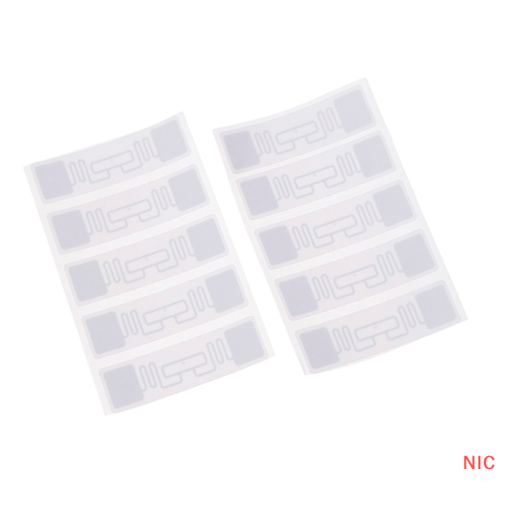 NIC RFID UHF Tags Sticker 860-960Mhz Long Range U9 Lable Adhesive For ...
