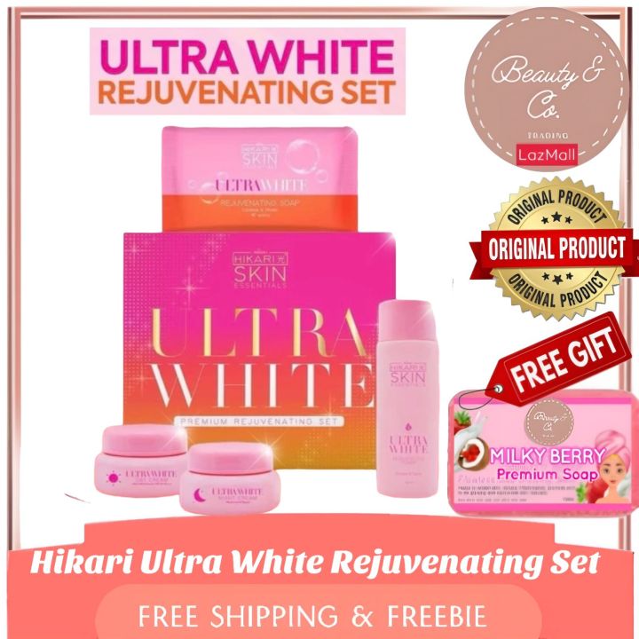Hikari Skin Ultra White Rejuvenating Set Acne Treatment Pimple ...