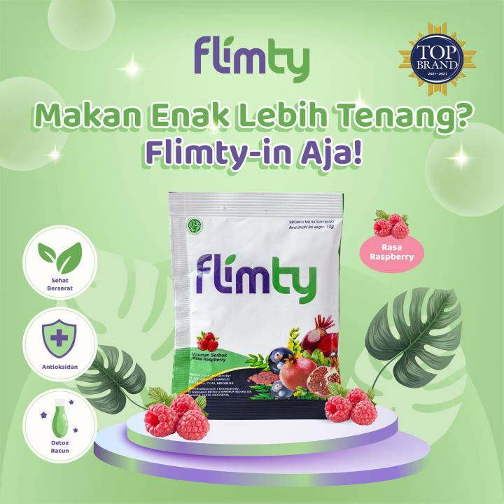 Flimty Fiber (1 Sachet) Cobain Dulu! - Rasa Raspberry | Lazada Indonesia