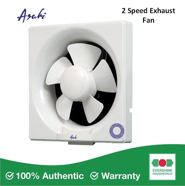 ASAHI 2 SPEED EXHAUST FAN WITH PULL CORD SWITCH (EF-8S/ EF-10S) | Lazada PH
