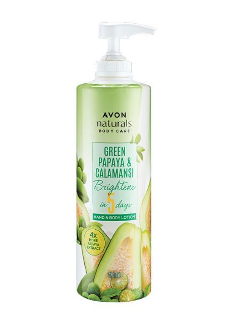 AVON Naturals Green Papaya & Calamansi Hand and Body Lotion 720ml | Lazada PH