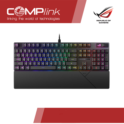 ASUS ROG Strix Scope II RX gaming keyboard with pre-lubed ROG RX ...