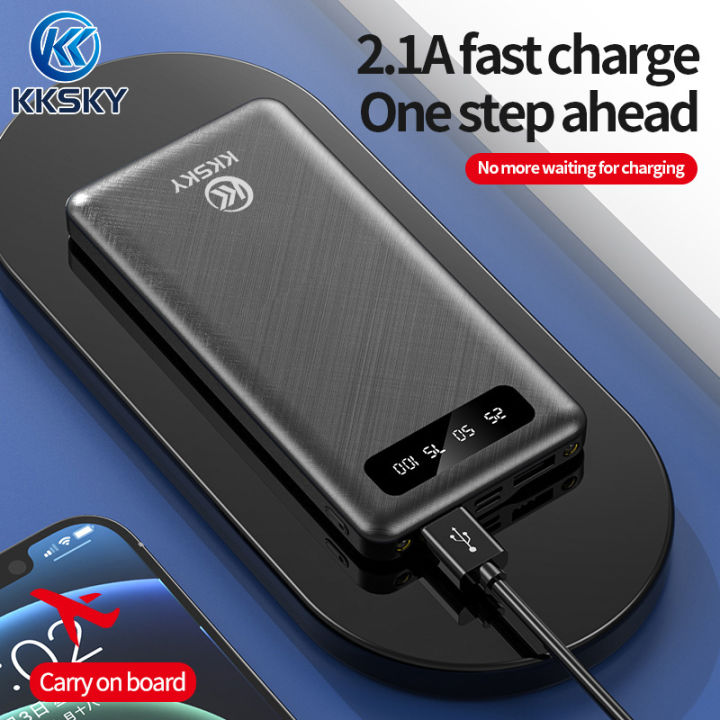 KKSKY Powerbank 10000mAh original (New Design) Li-polymer Slim And Tiny ...