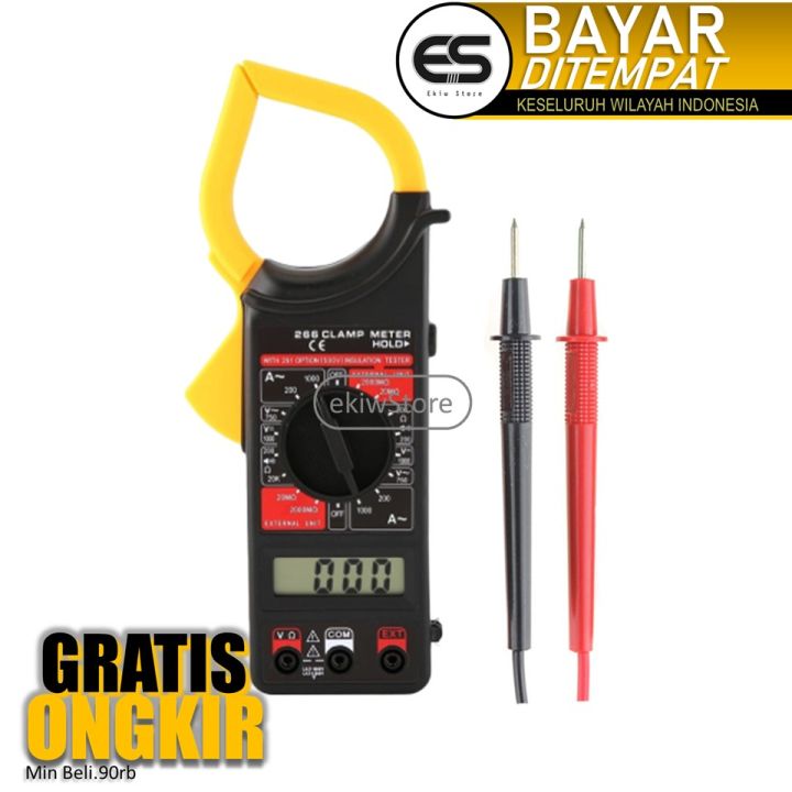 Multitester Digital Lengkap Avometer Digital - Digital Clamp Multimeter ...