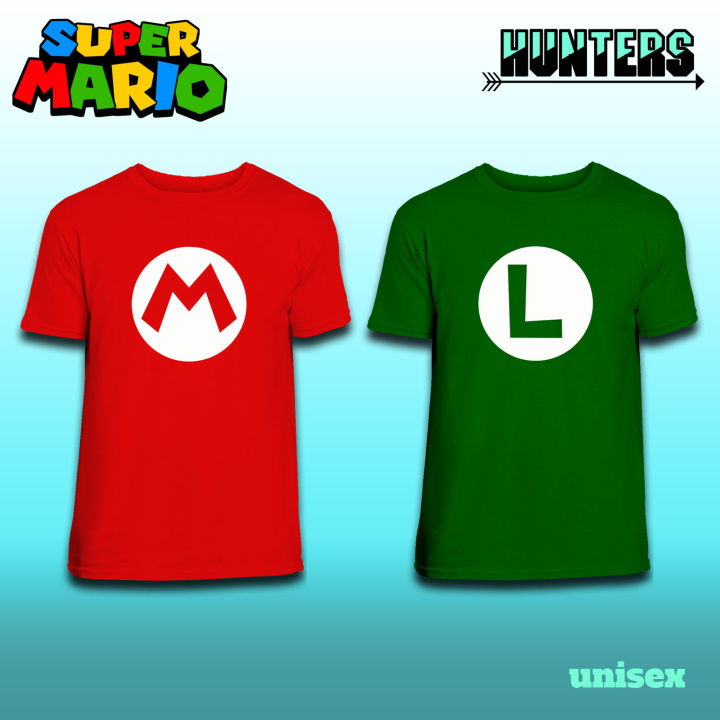 Super Mario and Luigi Logo Super Mario Bros Movie High Quality Cotton ...