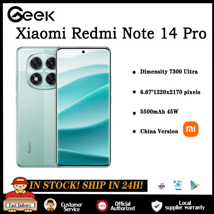 Xiaomi Redmi Note 14 Pro China Rom 5G Dimensity 7300-Ultra 6.67inch 1 ...
