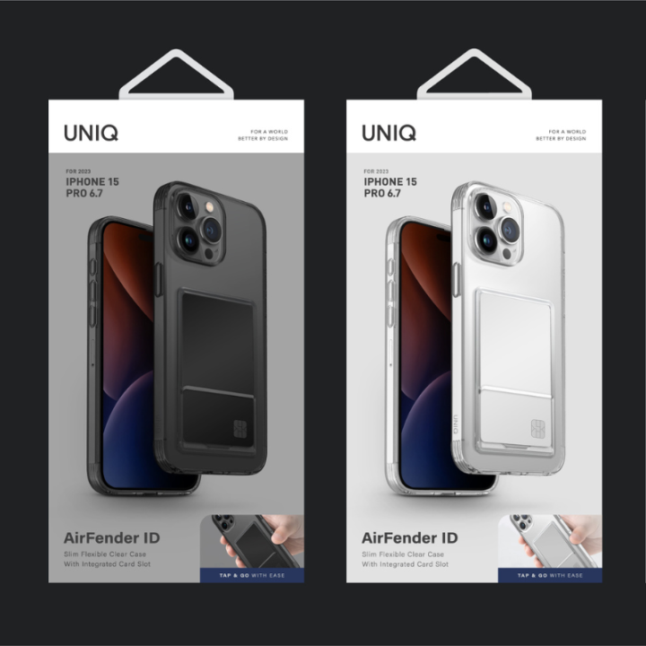 Uniq iPhone 15 / 15 Pro / 15 Pro Max Air Fender ID Hybrid Phone Case ...