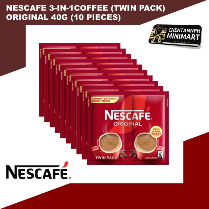 Nescafe Original Twin Pack 3-in-1 Coffee Mix - 10 pieces | Lazada PH